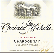 Ken's wine review of 2006 Chateau Ste Michelle Chardonnay
