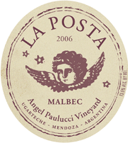 Ken's wine review of 2006 La Posta Malbec "Angel Paulucci Vineyard"